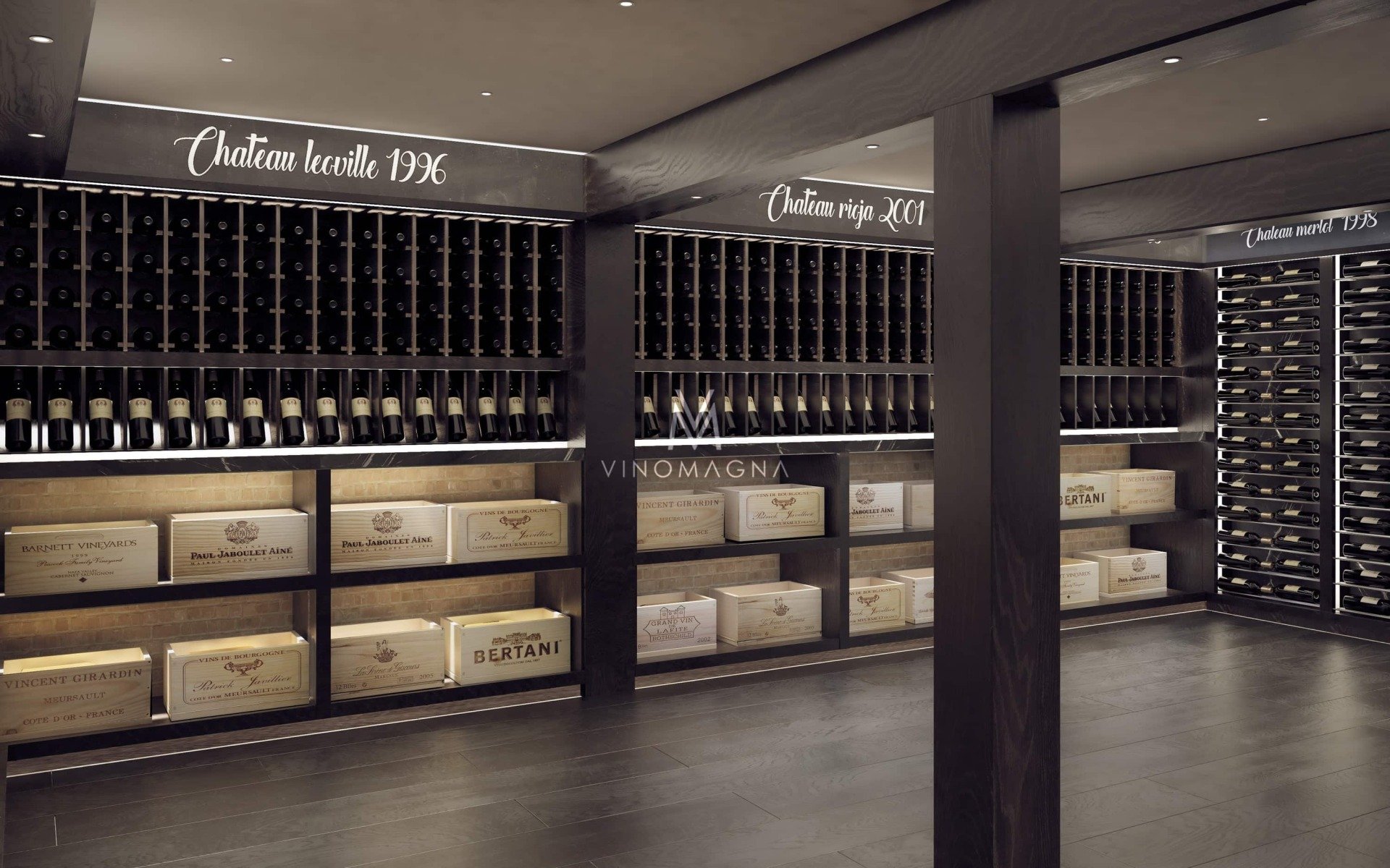 Custom Wine Cellar Display