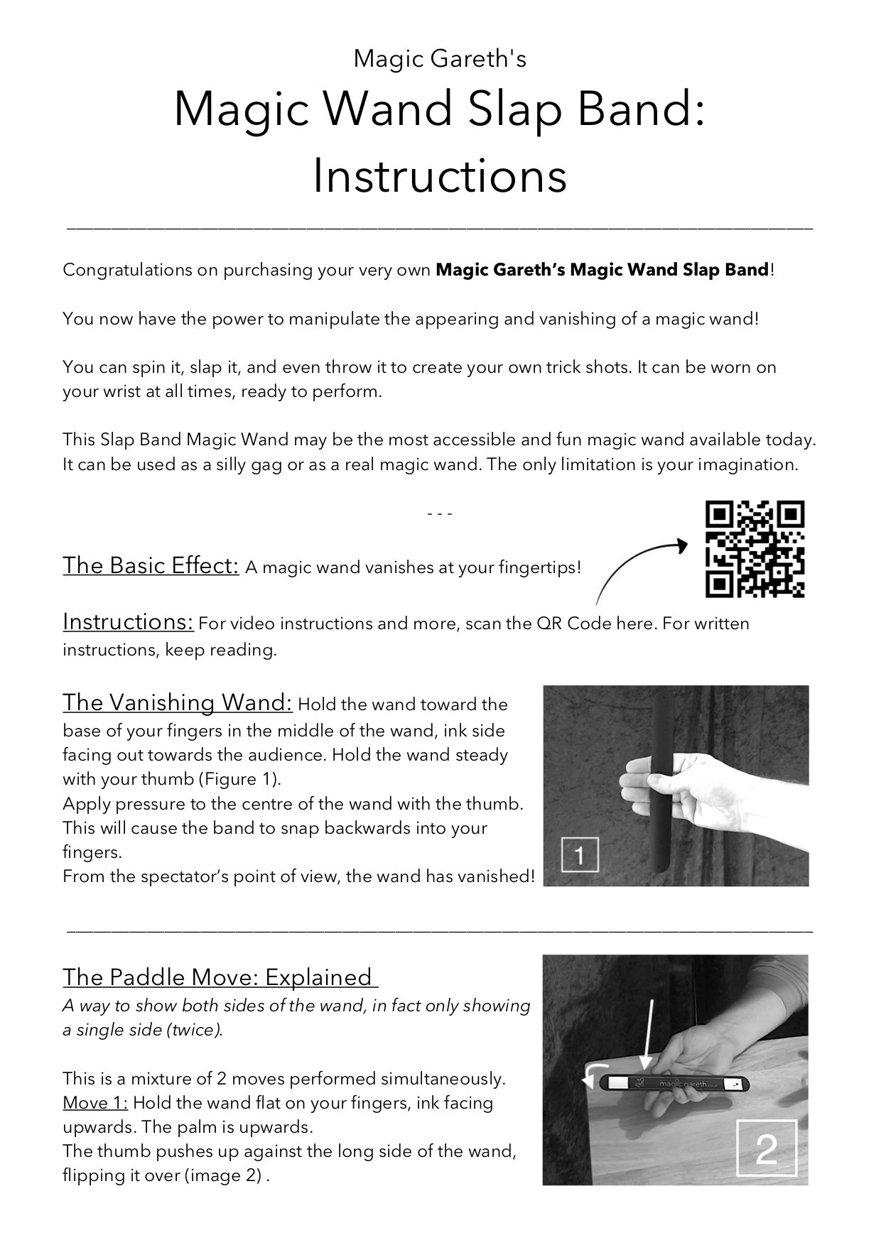 Tricks with a Magic Wand