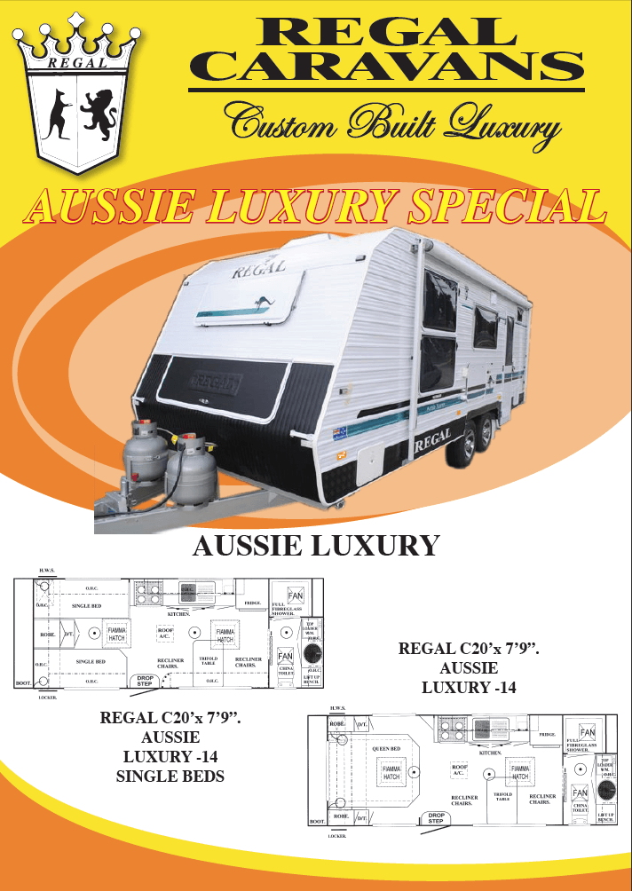 Aussie Series | Regal Caravans | Custom Caravans & RV's