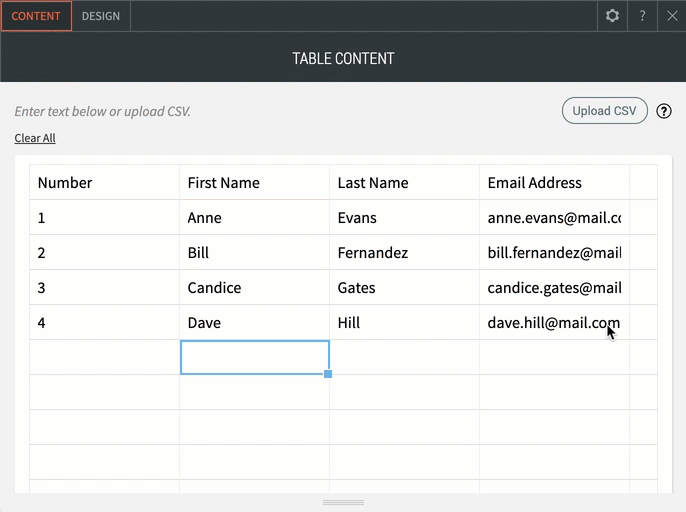 Widgets Table Widget Cch Web Manager Help Centre 5487