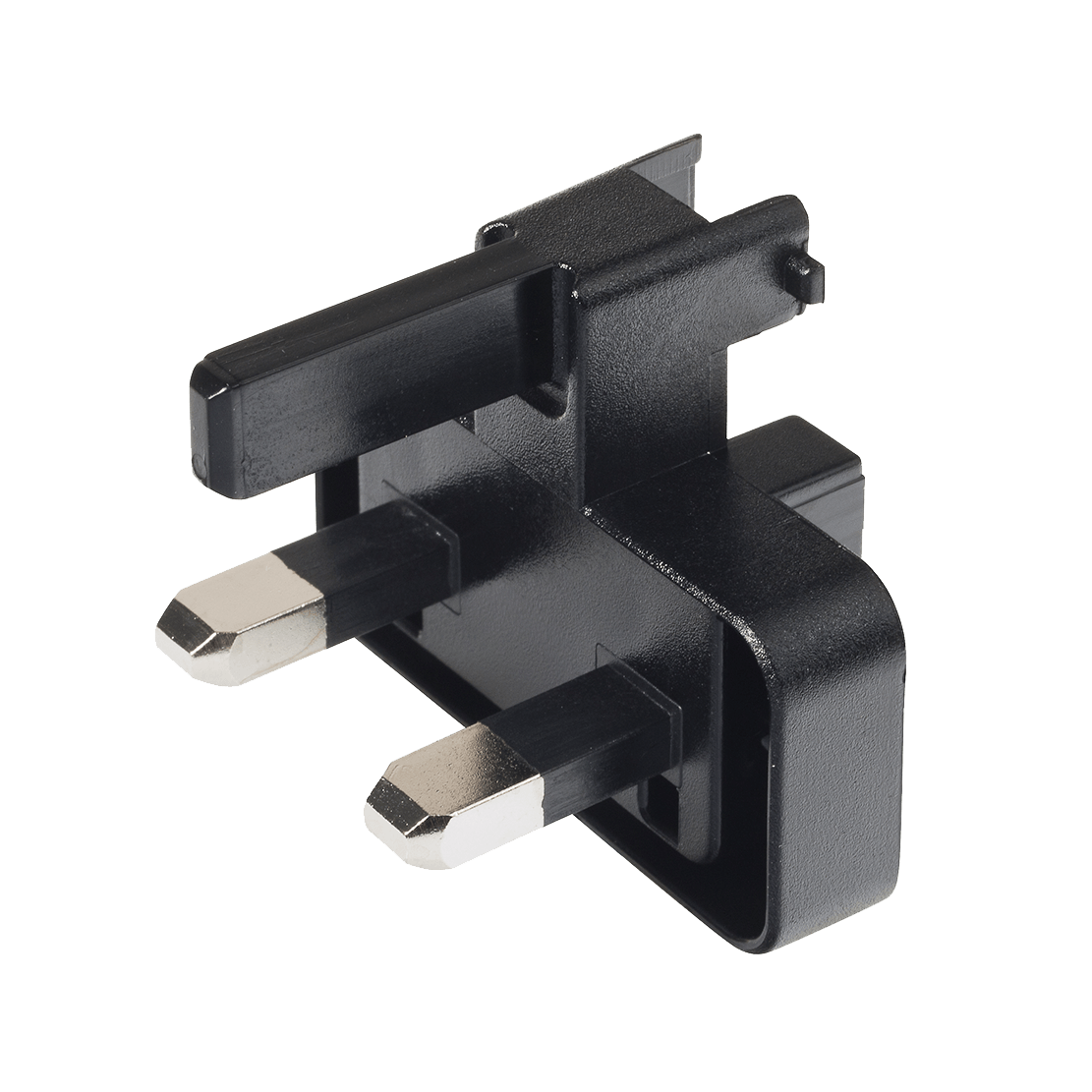 Interchangeable AC country plugs for power supplies