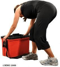 WANT TO AVOID LOW BACK PAIN? DON'T GET INTO AWKWARD POSITIONS.