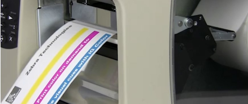 How can Zebra IQ Color Thermal Labels help reduce identification issues?