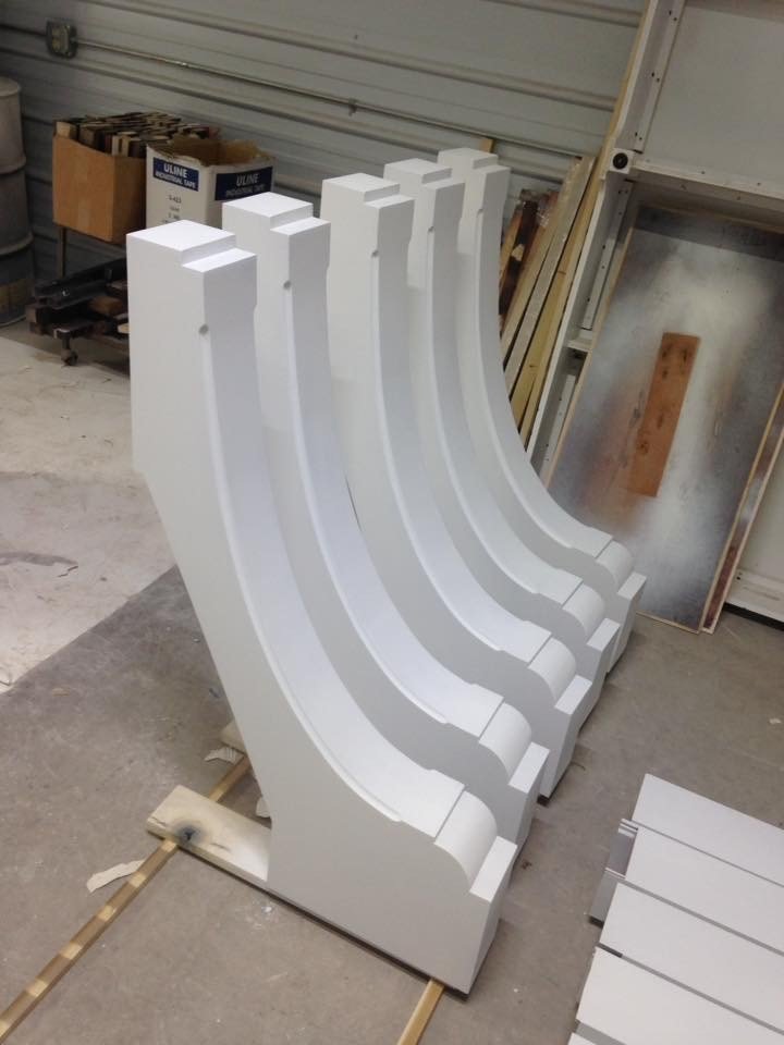 Columns & Brackets | Cazenovia, NY | D.R. Cornue Woodworks