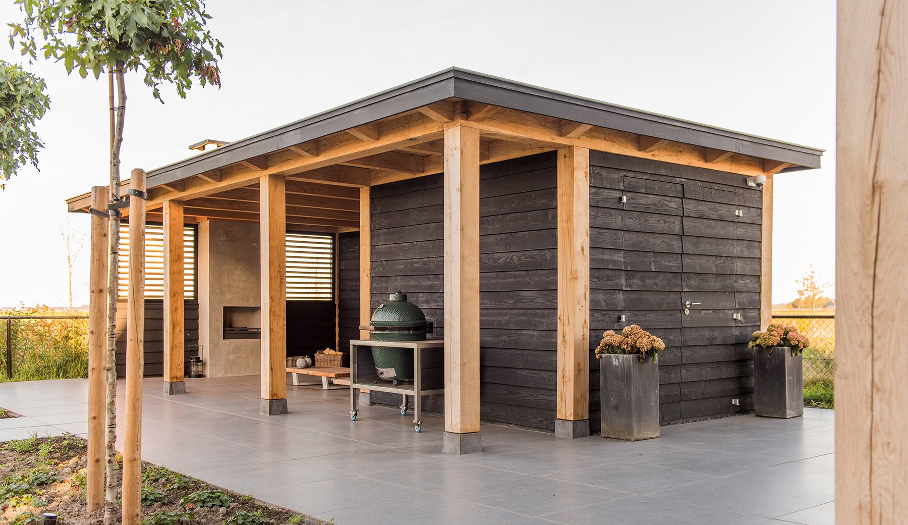 Veranda aan huis - Luxe houten overkapping | Woodiez Eersel