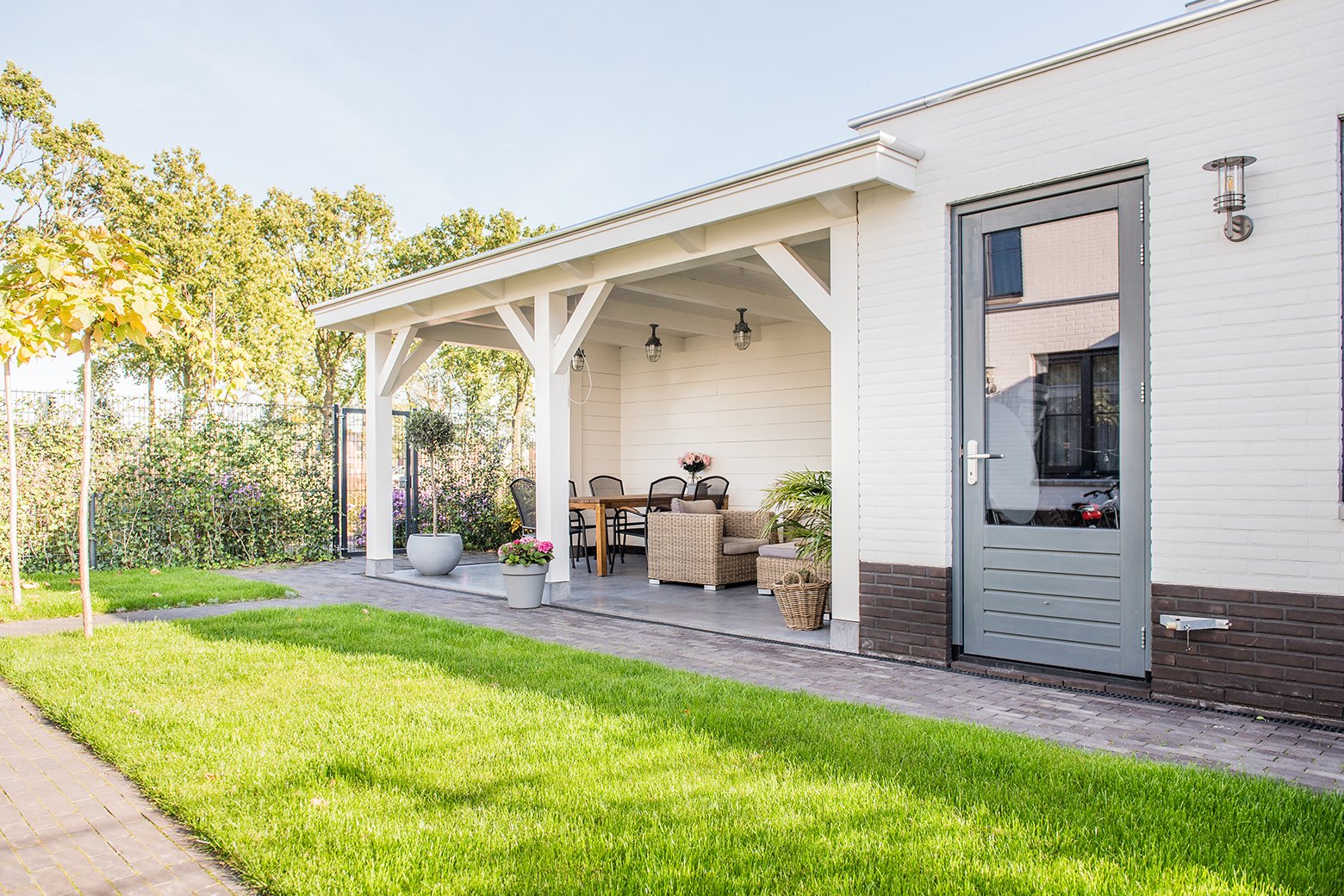 Veranda aan huis - Luxe houten overkapping | Woodiez Eersel