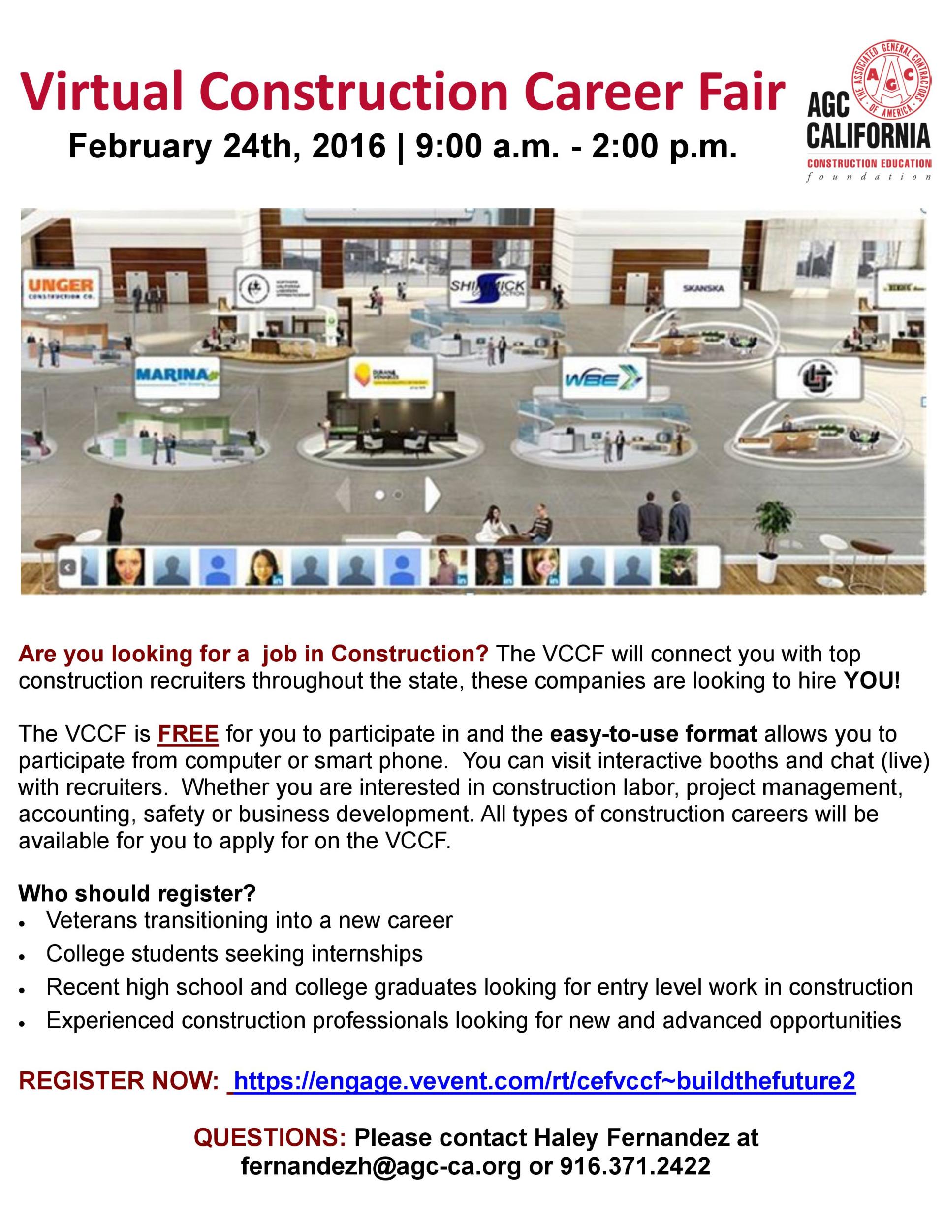 Virtual Construction Career Fair