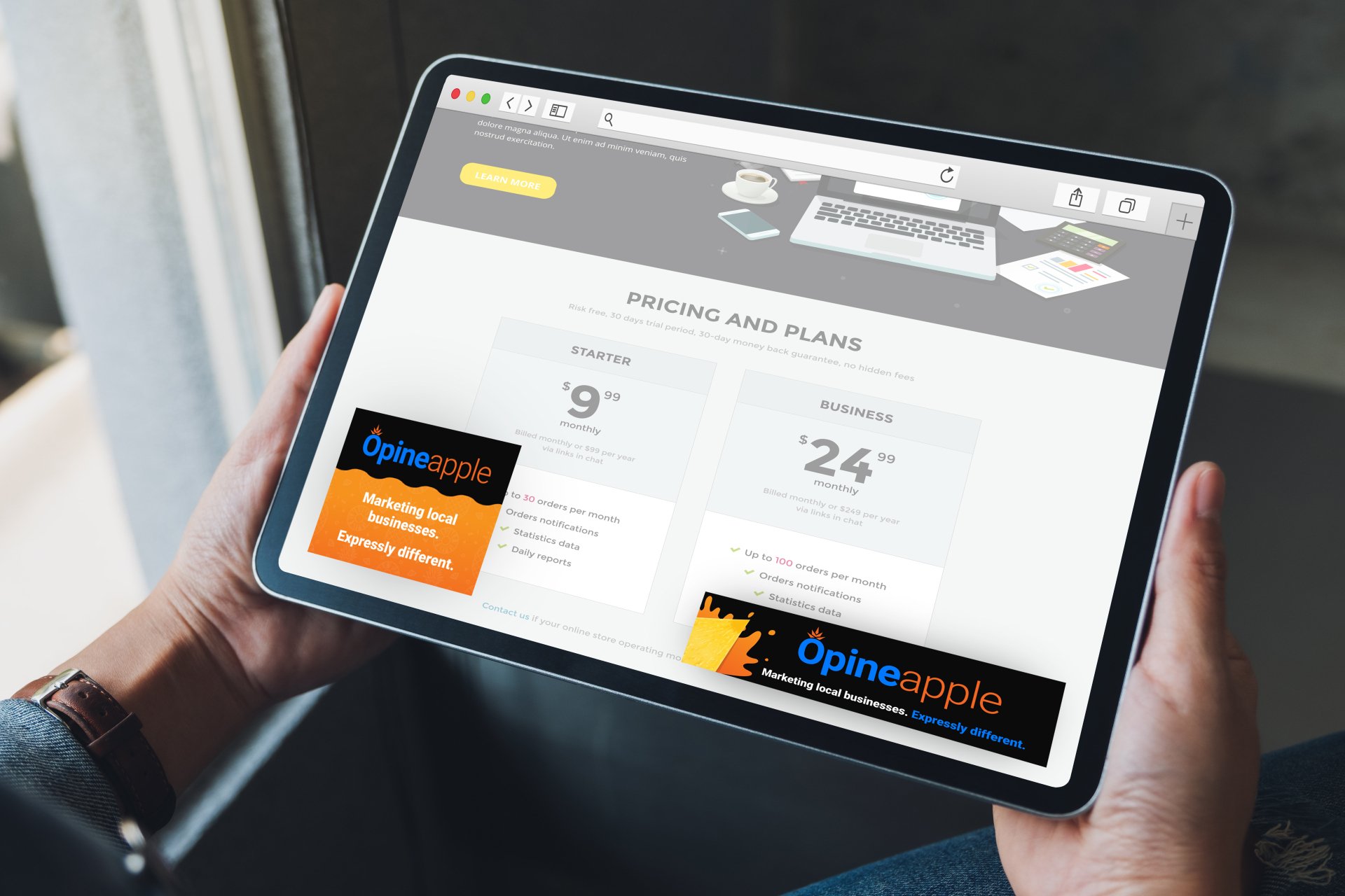 Opineapple Small Business Marketing | Agency | Design