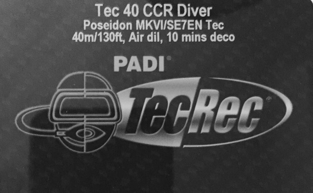 Technical Rebreather Diver Training, Padi Tec 40 CCR / 60 CCR / 100 CCR Courses, Rebreather ...