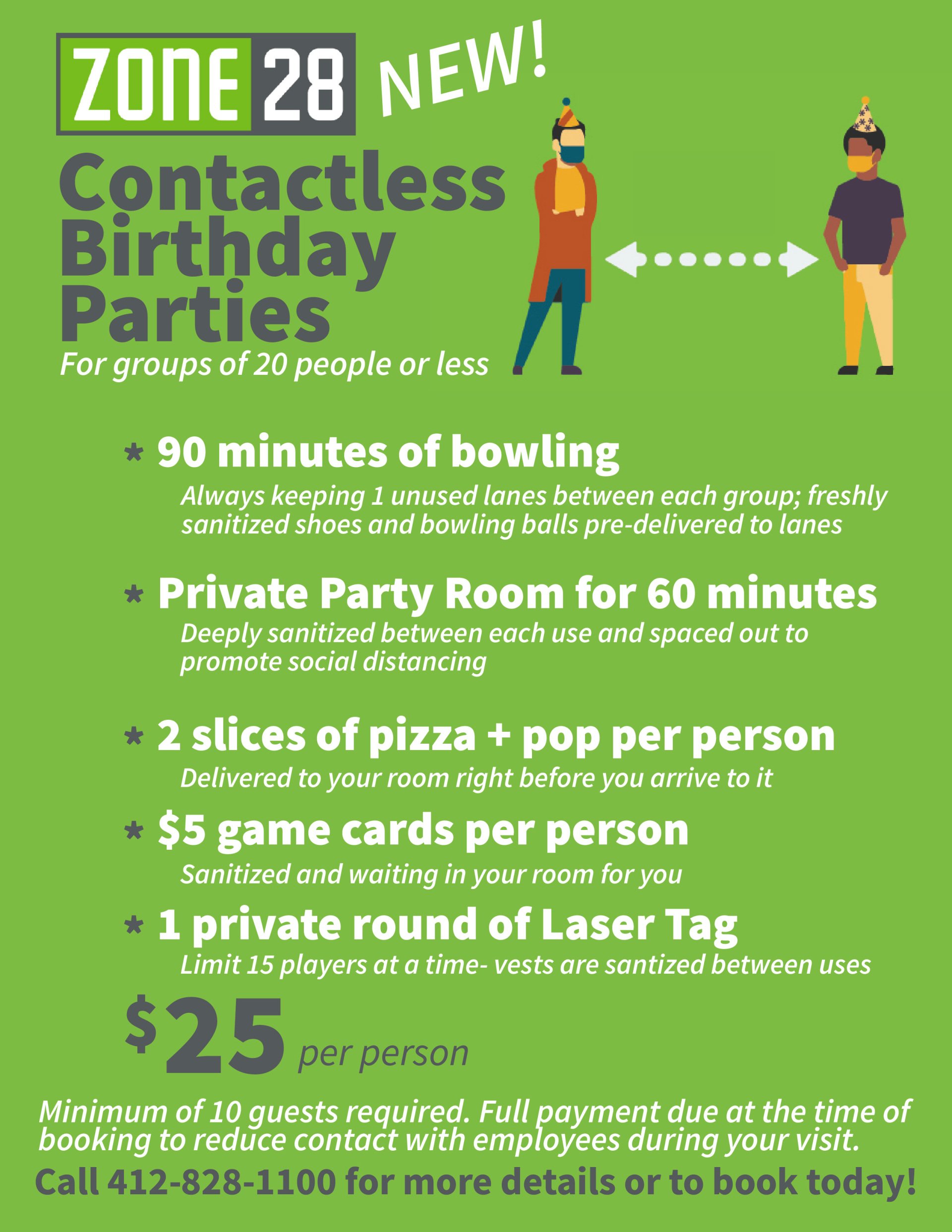 New Birthday Parties - Zone 28