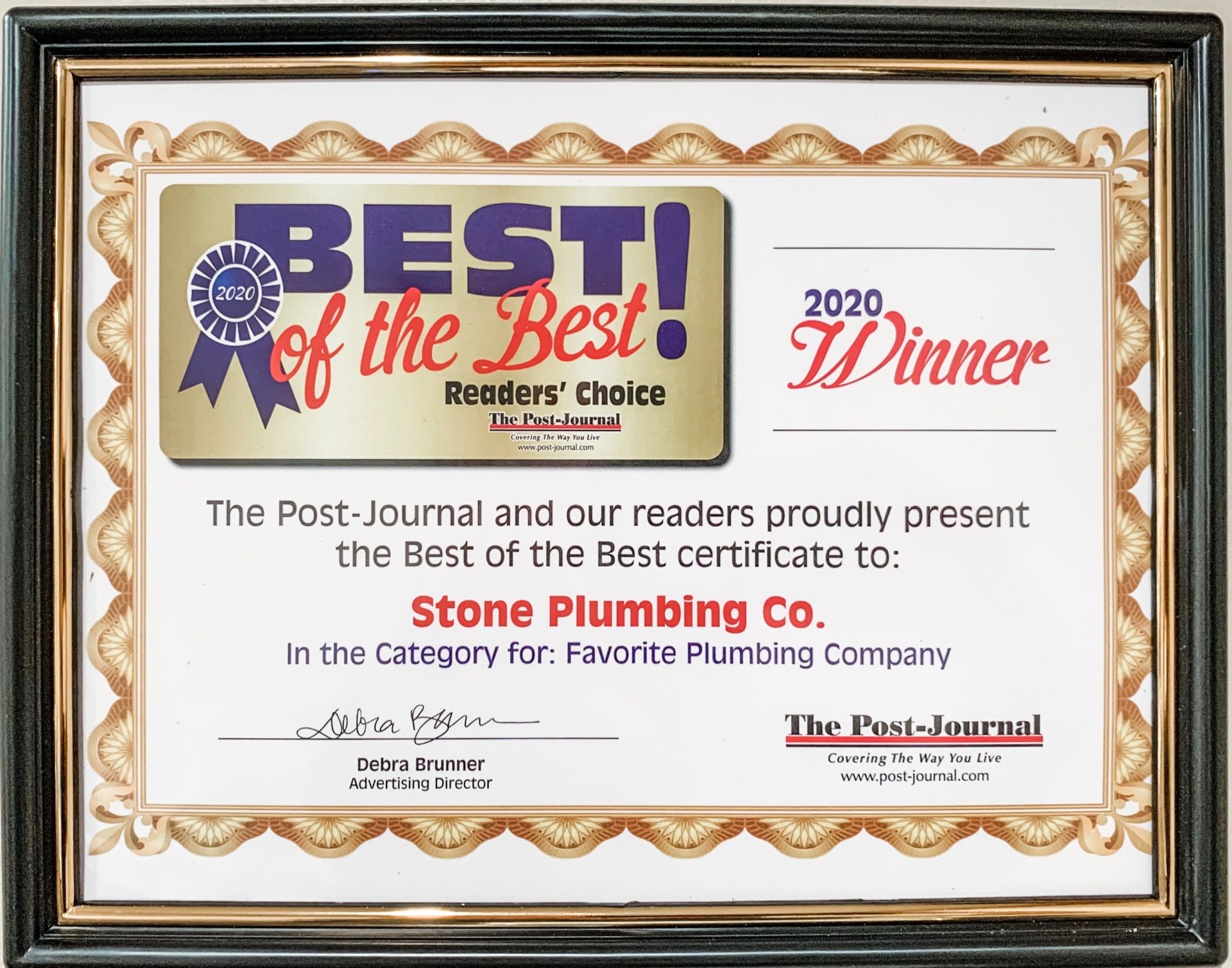 Stone Plumbing Co. | Jamestown, Chautauqua NY & Warren PA