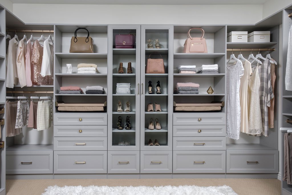Custom closet system, design and installation services