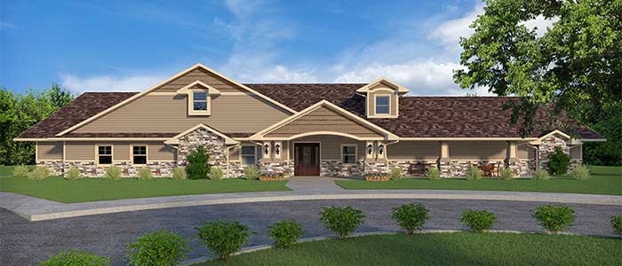 What is a “home plus” senior living facility?