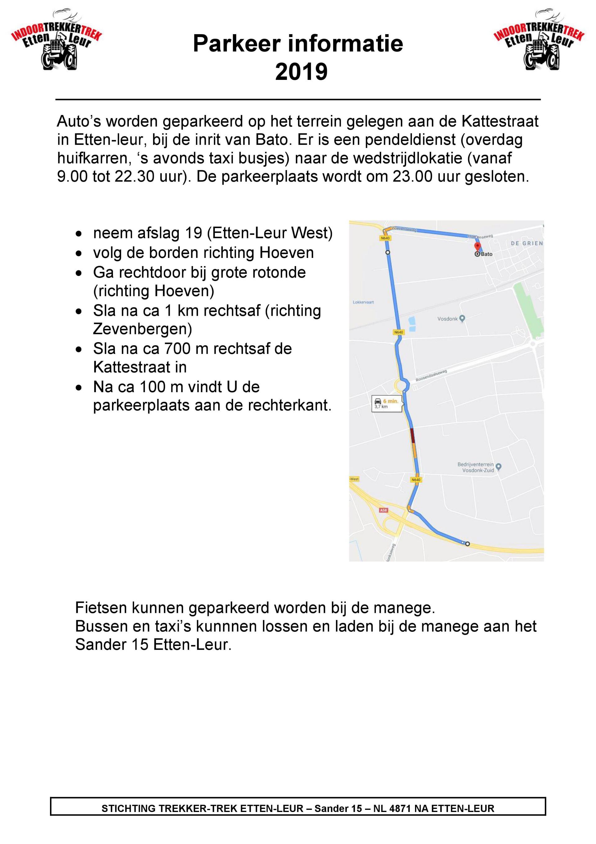 Parkeer informatie