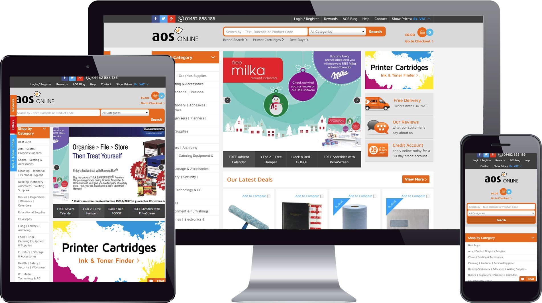 AOS Online | Cotswold Web | Web Design Cheltenham