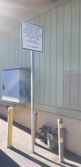 Parking Lot Signage | San Jose, CA | Linear Tech Striping