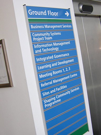 NHS Photo Gallery One - Legend Signs, incorporating Kullasigns