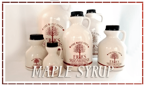 Organic Vermont Maple Syrup - Eriks Sugarbush