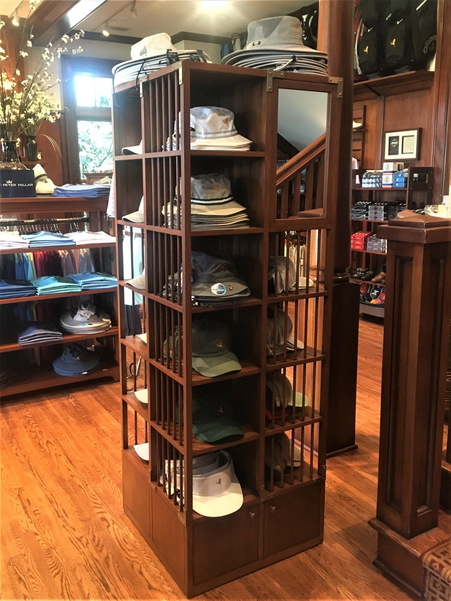 Freestanding Hat Display