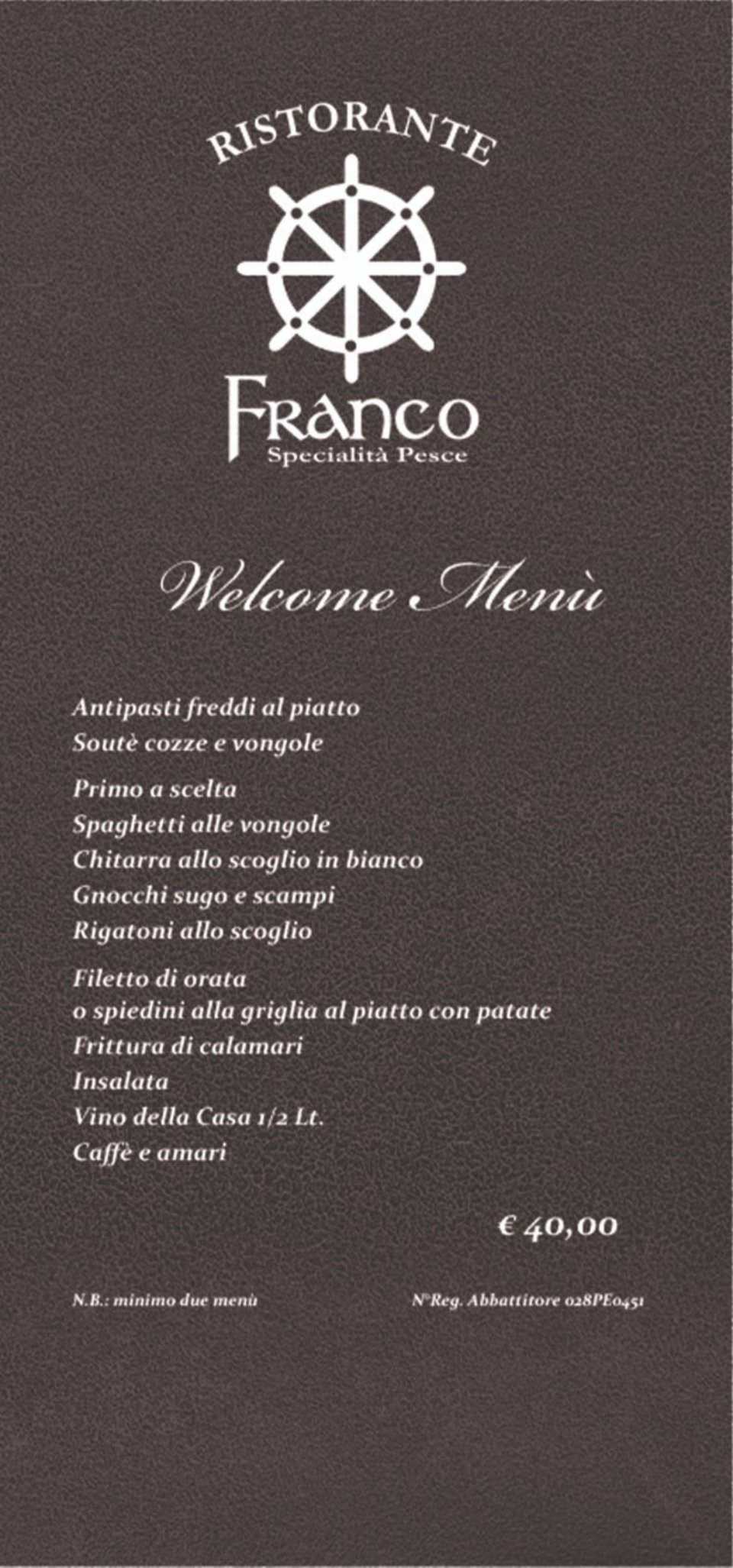 Piatti tipici di pesce | Pescara | Ristorante Franco