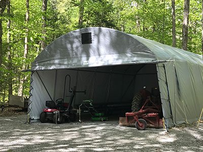 COVER-TECH | Portable Garages | RV Garages | Car Shelters