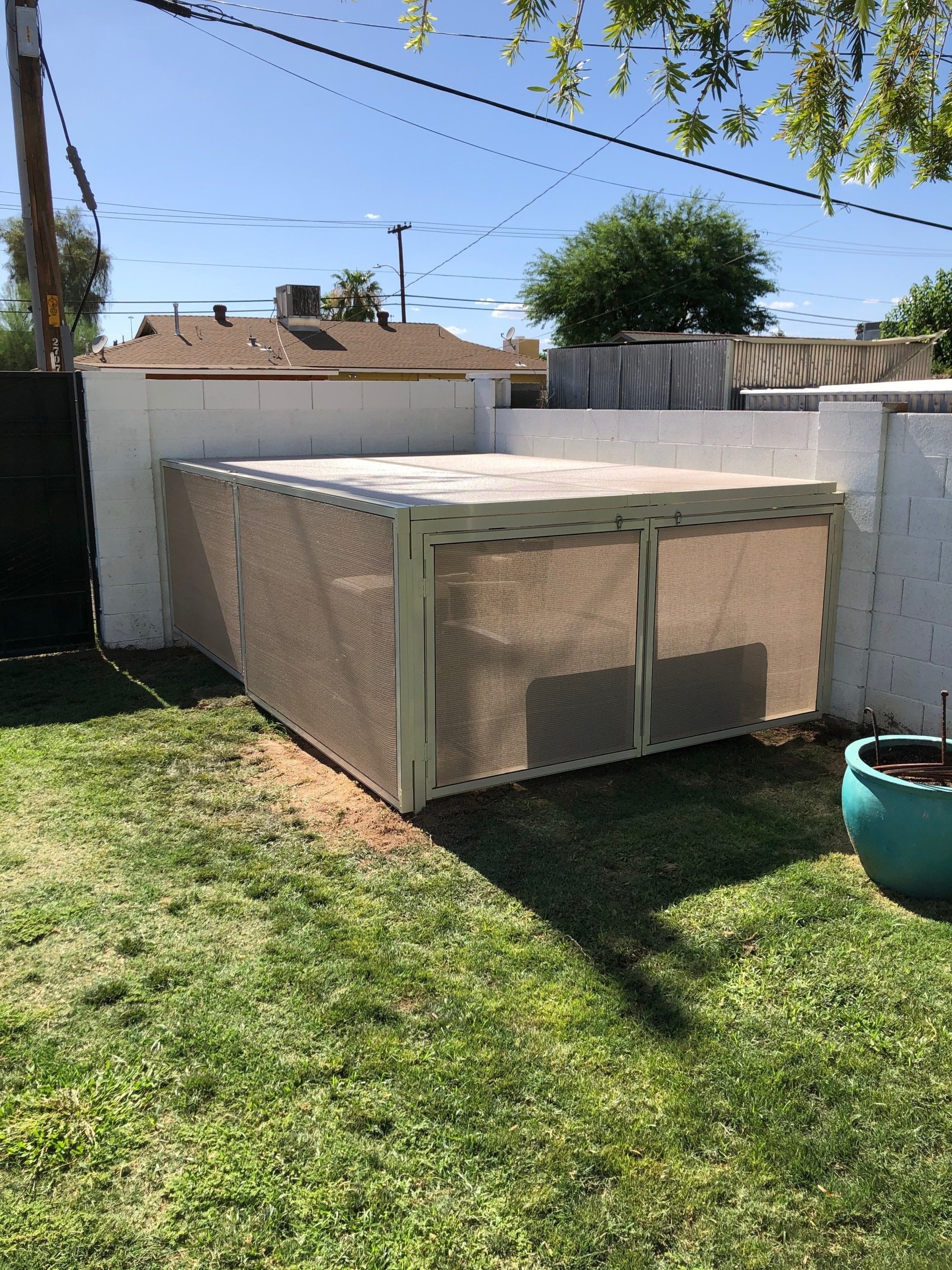 Shades for Pool Equipment | Pool Equipment Shades | AZ