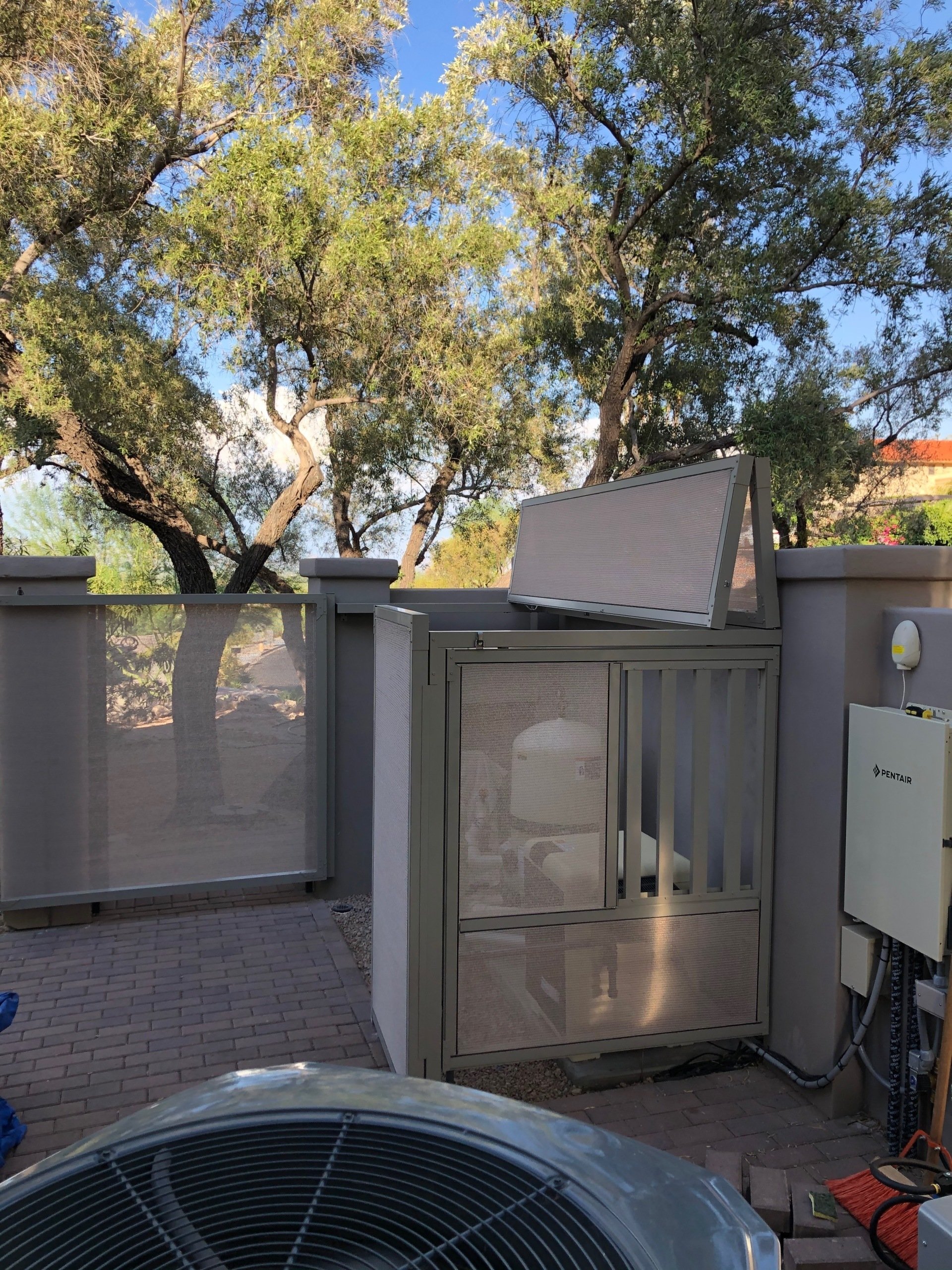 Shades for Pool Equipment | Pool Equipment Shades | AZ