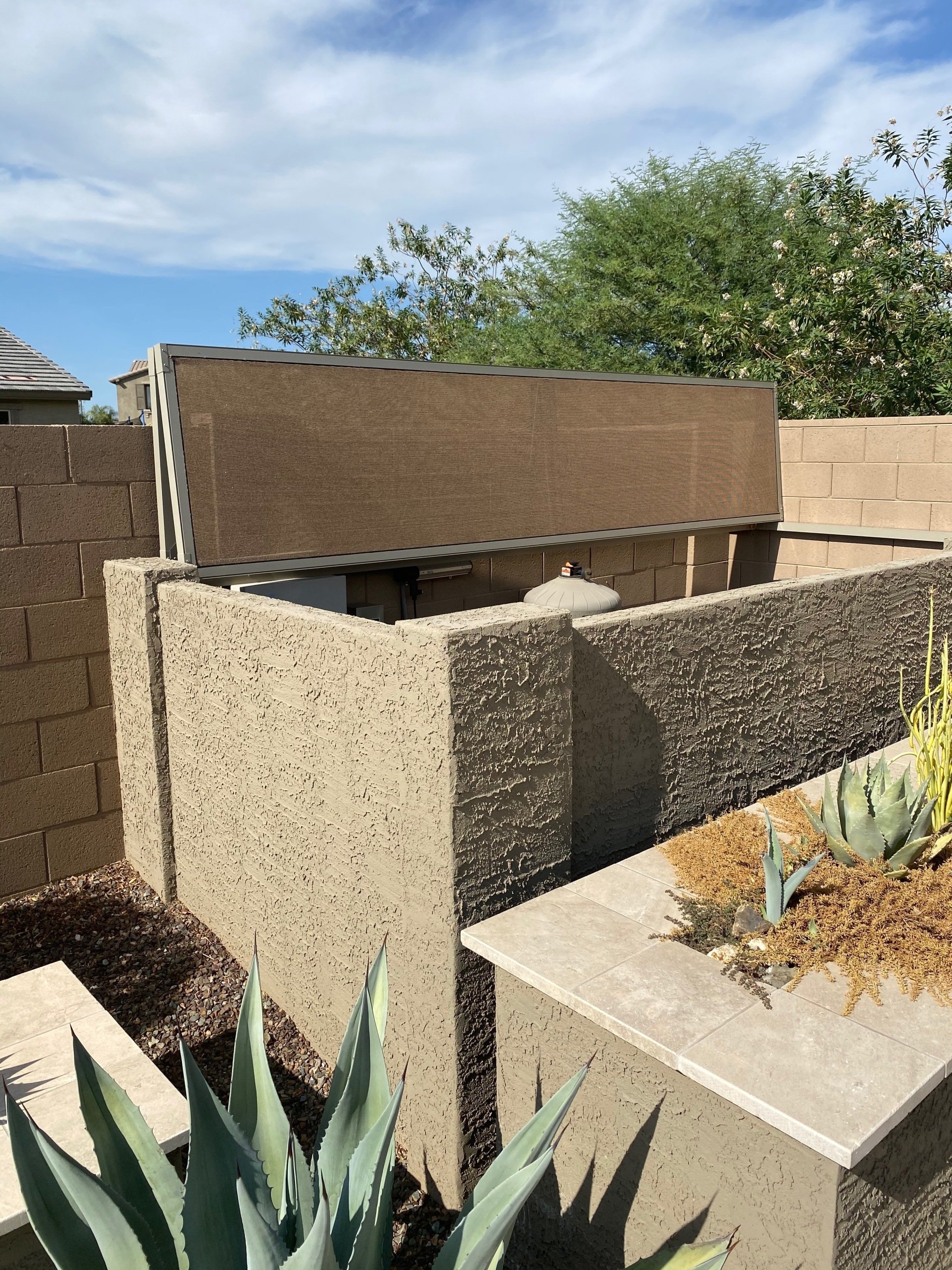 Shades for Pool Equipment | Pool Equipment Shades | AZ