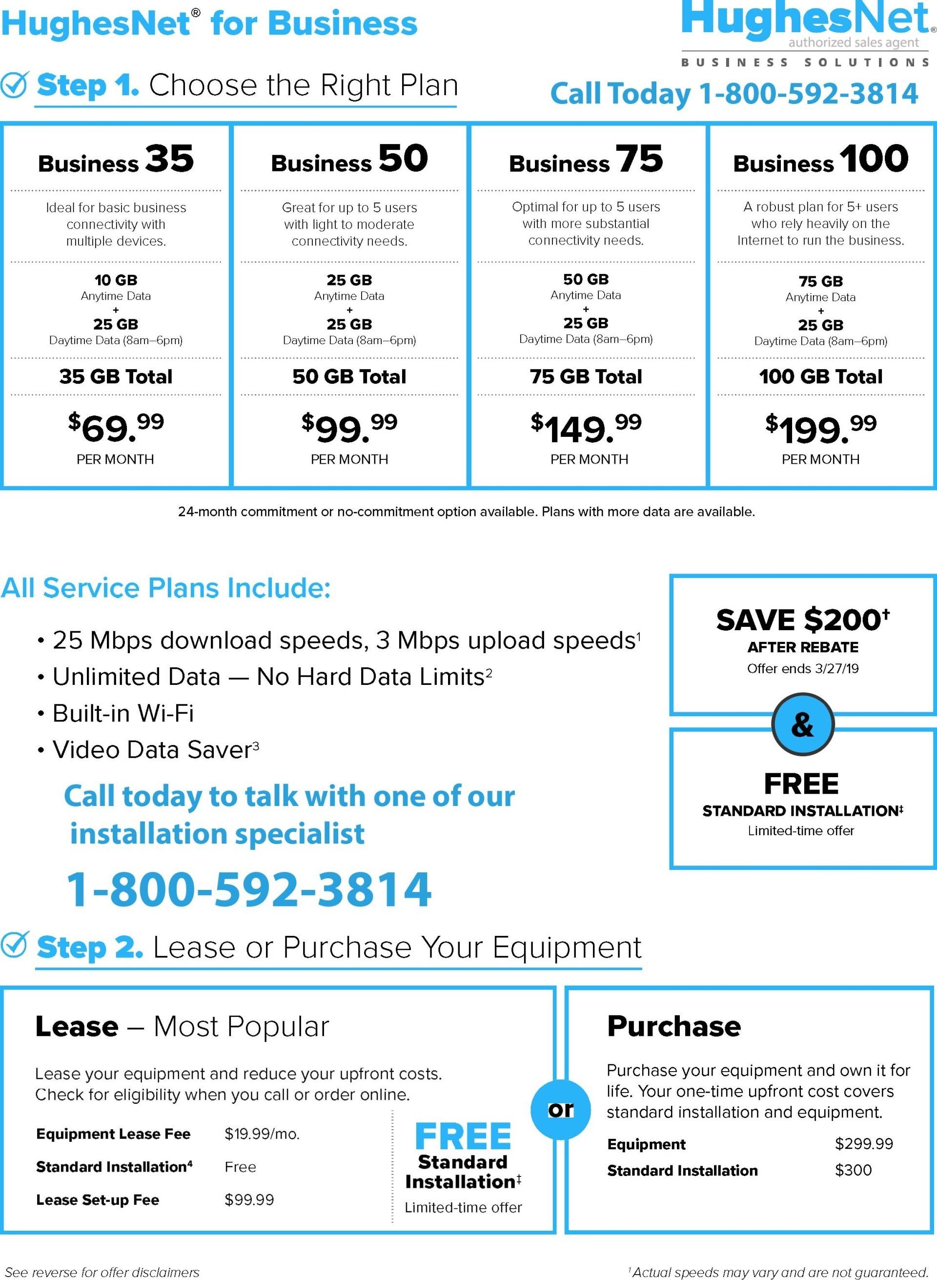 Broadband Satellite Internet Service | HughesNet Business Internet