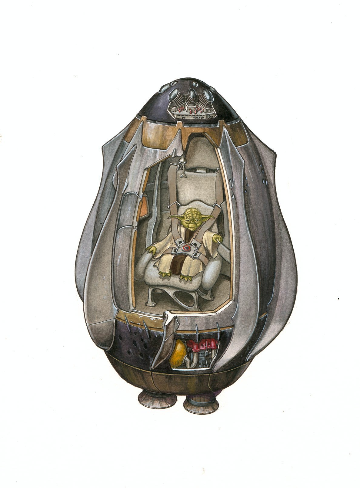 Hans Jenssen Illustration | Star Wars Prequel Vehicles