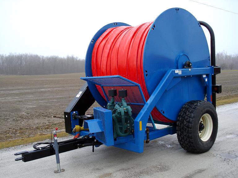 Bambauer Equipment | Small Single Axle Hose Reel