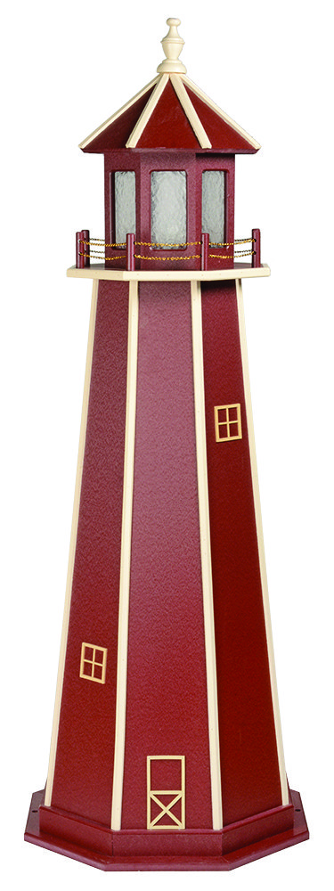 6-Foot Lighthouses for Sale: Amish, Handcrafted 6-Ft Yard Lighthouse