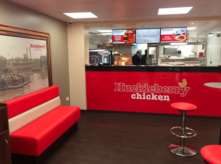 Stores Huckleberry Chicken SFC Chicken Eat Deliver Fast Food Ware ...