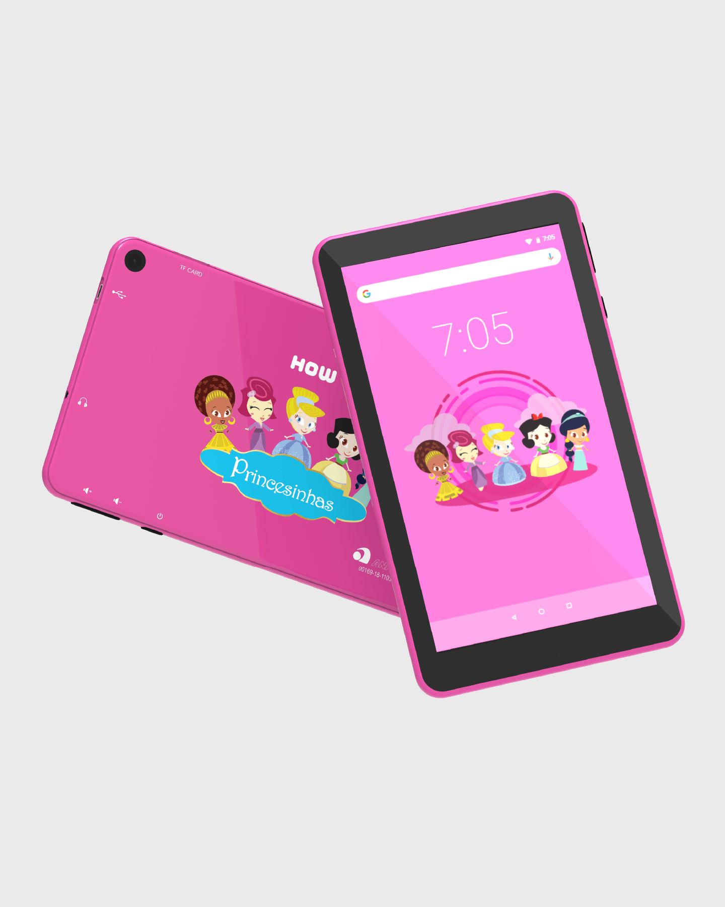 HT-705 XS Princesinhas | Tablet Infantil 7'' - 16GB | HOW - NC Brasil