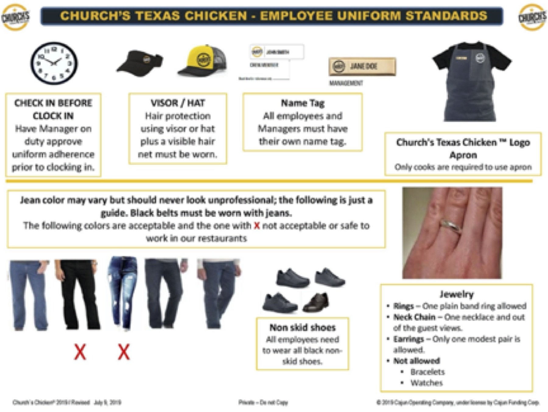 Appearance / Uniforms