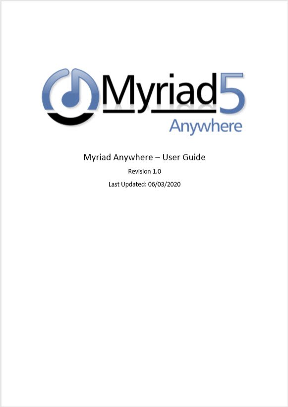 Myriad 5 Playout Support