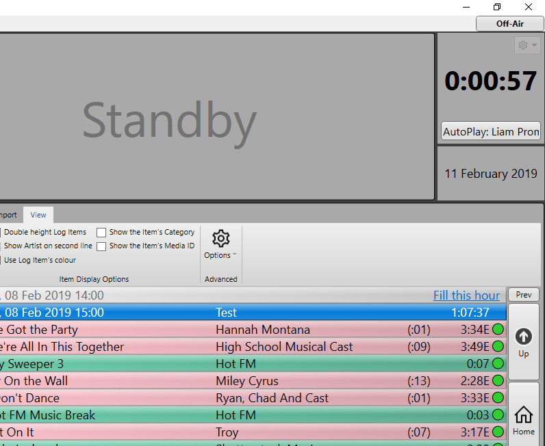 Myriad 5 Playout Support