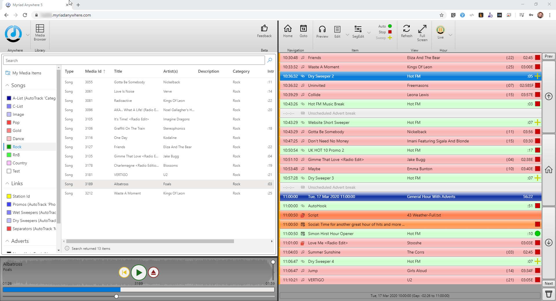 Using Myriad Playout Remotely (v4 and v5)