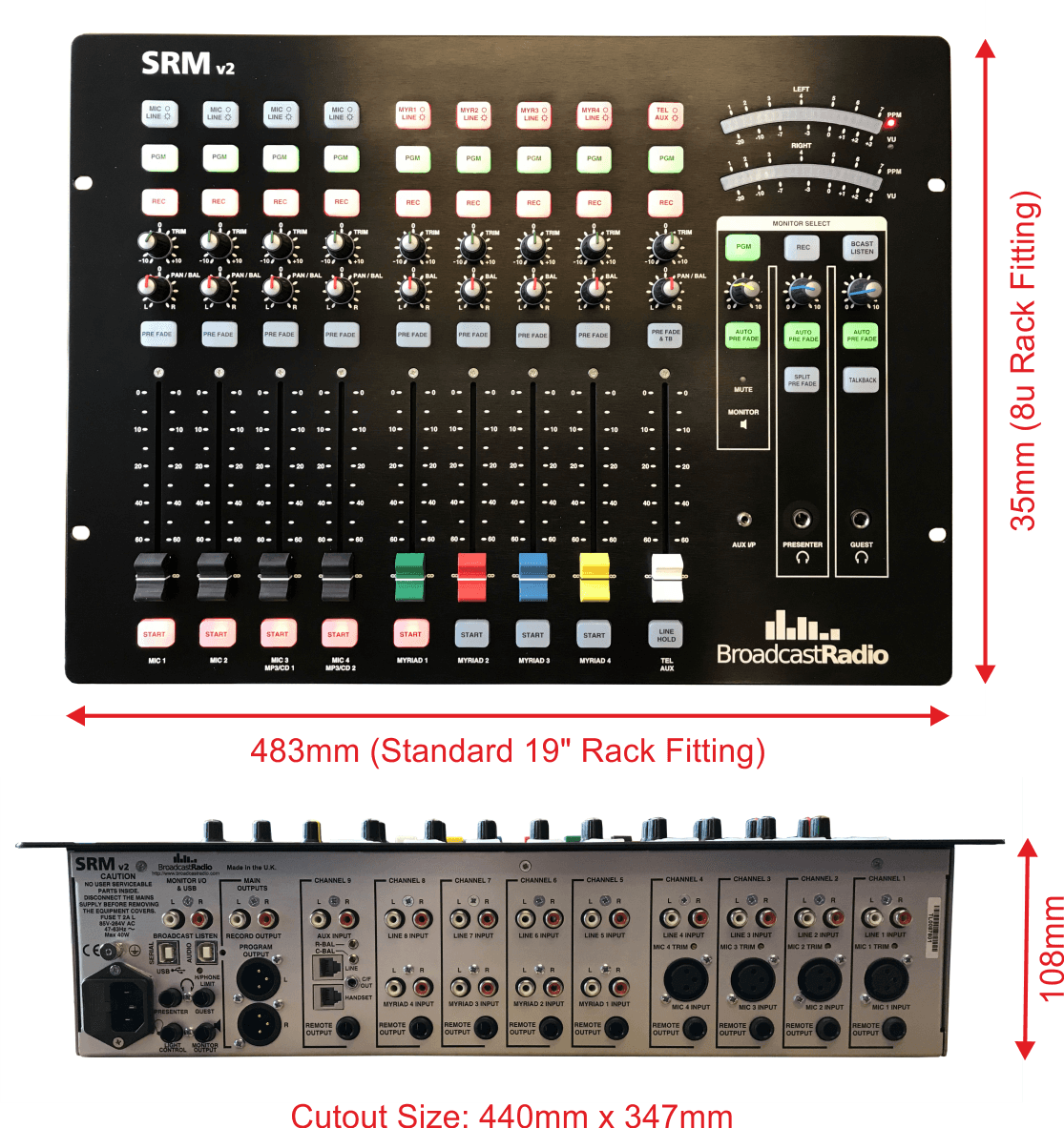 Broadcast Radio SRM Mixer