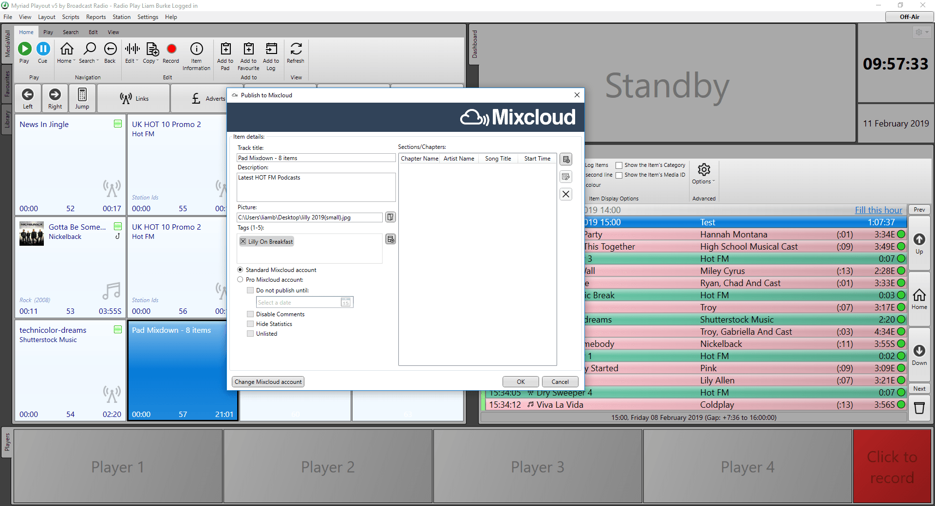 Myriad 5 Playout Support