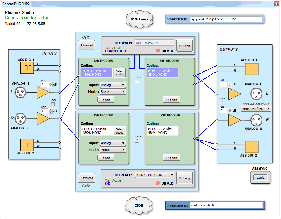 AEQ Phoenix IP Audio Codecs