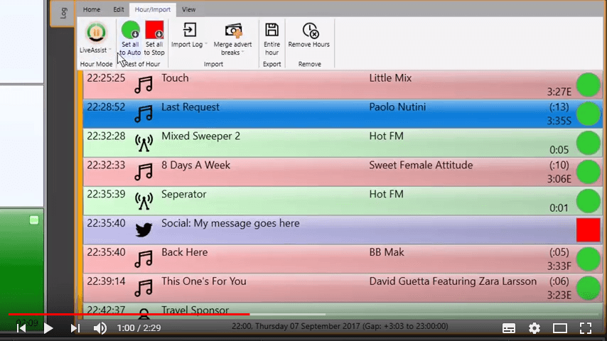 Myriad 5 Playout Support