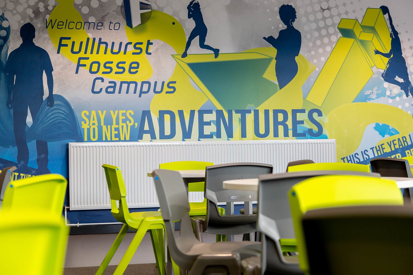 Graphic design, large format printing and feature walls UK: Fusional