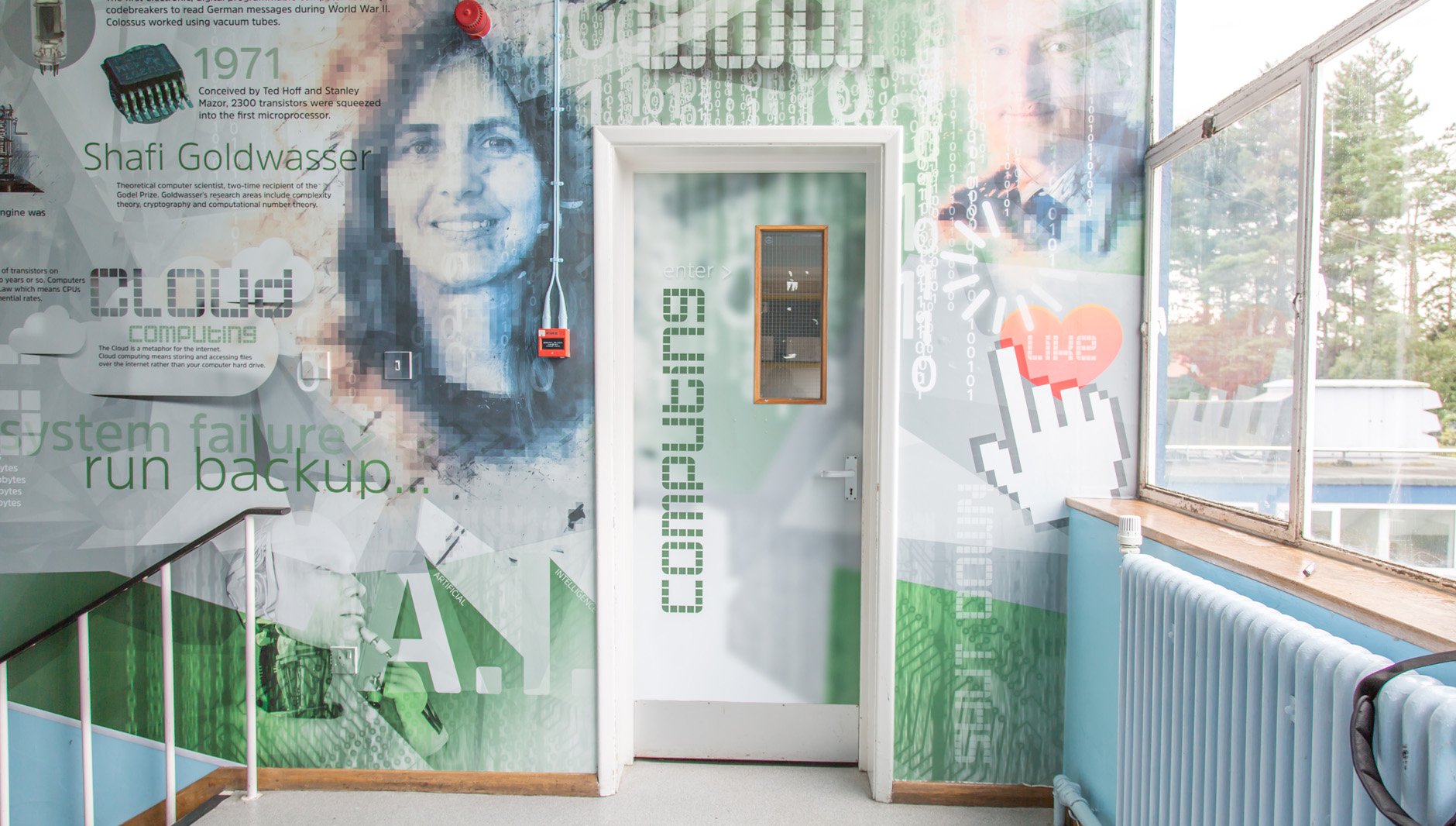 Graphic design, large format printing and feature walls UK: Fusional