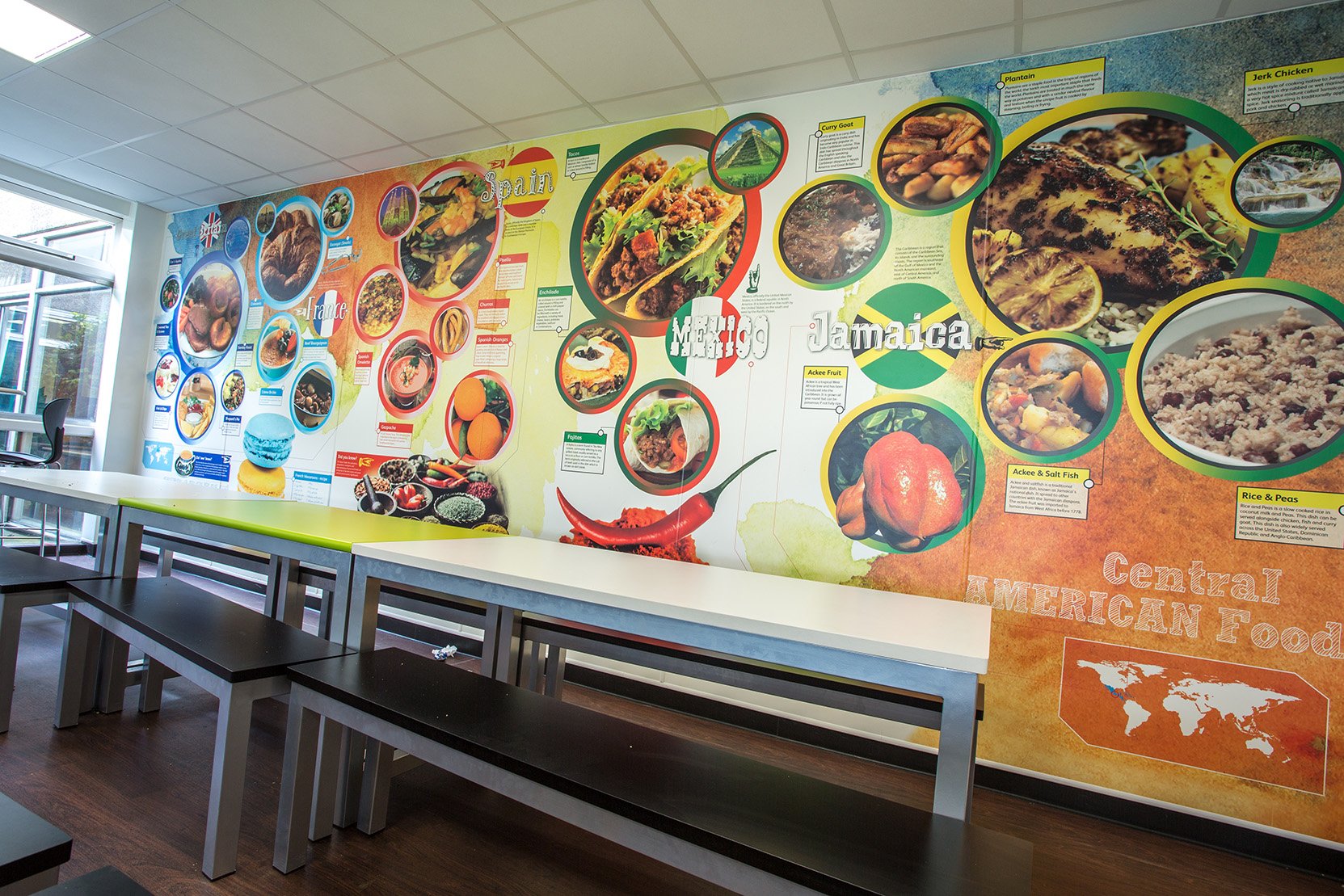 Graphic design, large format printing and feature walls UK: Fusional