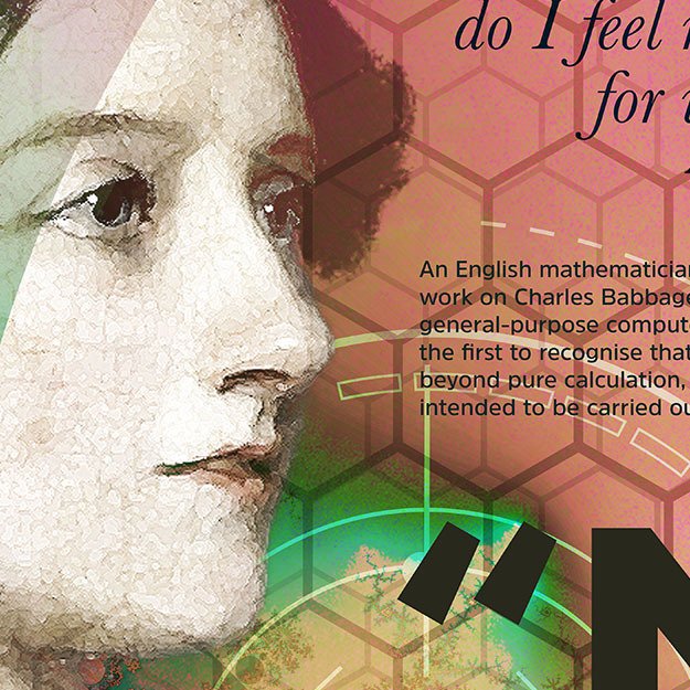 General classical maths mural for schools