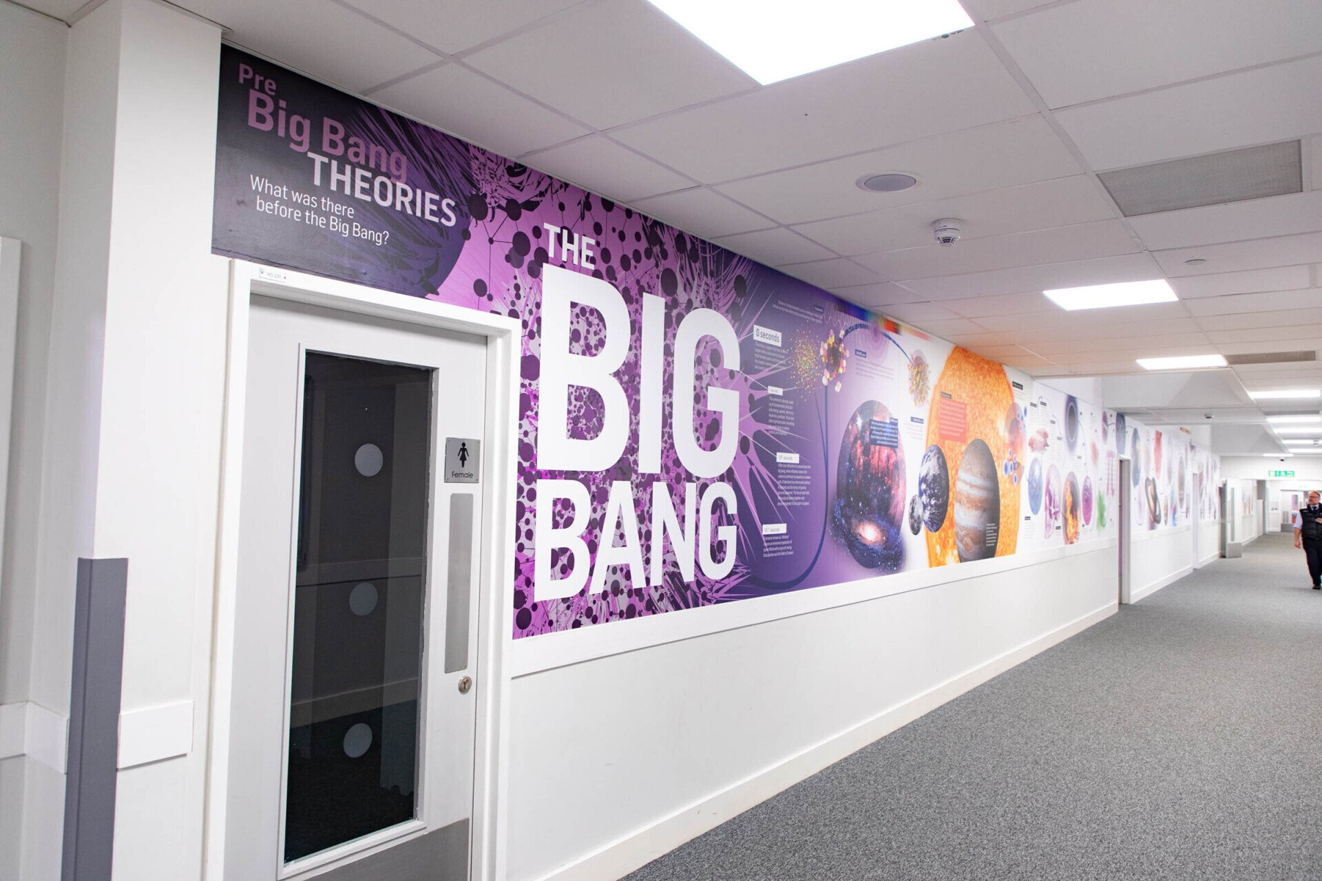 Printed Digital Vinyl Murals for schools