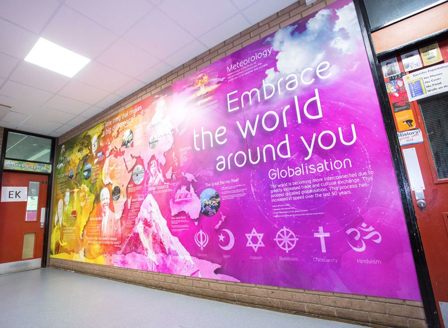 Large format printing for walls, windows signs, vehicles UK:, Fusional