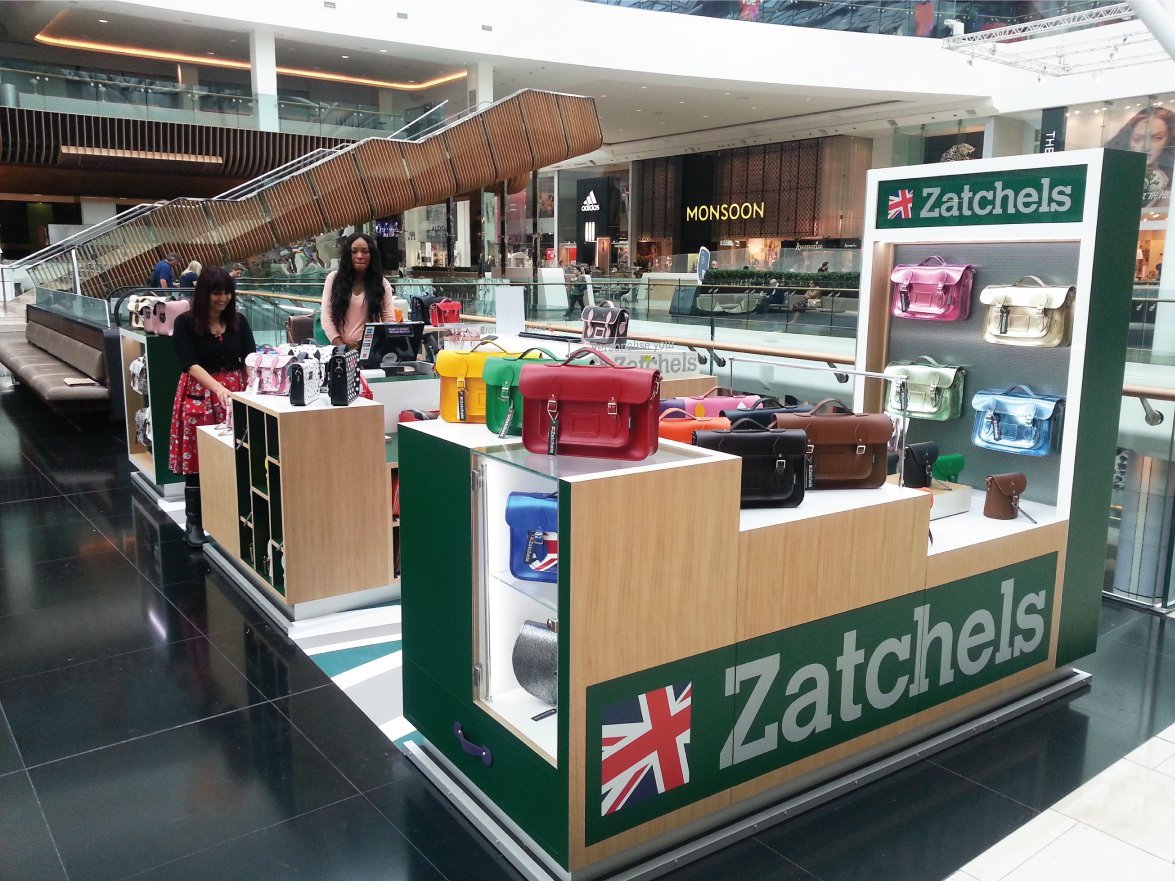 Zatchels Pop Up Shop Flooring at Westfield