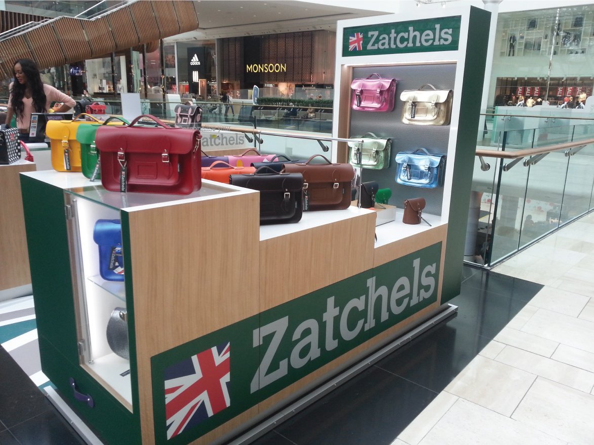 Zatchels Pop Up Shop Flooring at Westfield